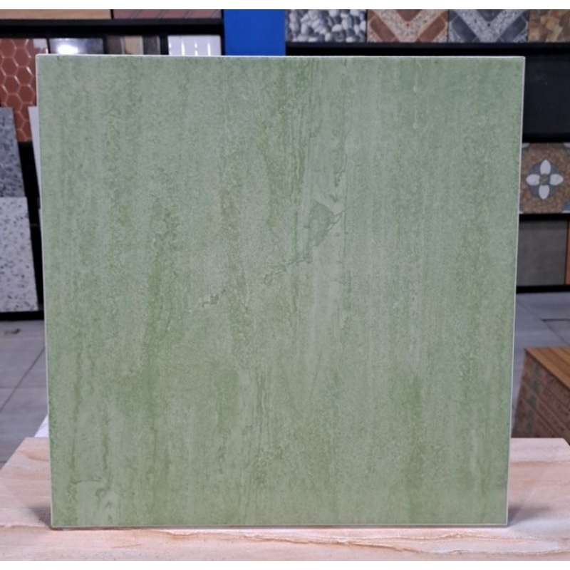 Jual Keramik Lantai 40x40 Spectrum Alpha Green/Hijau Kw1 | Shopee Indonesia