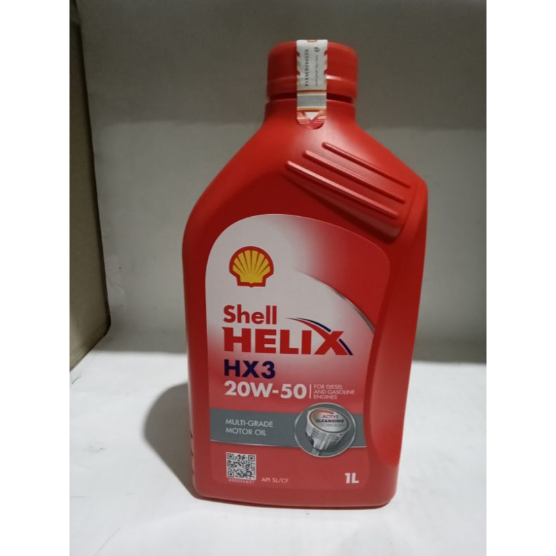 Jual Shell Helix HX3 20W- 50 1L ( ORIGINAL 100 % ) | Shopee Indonesia