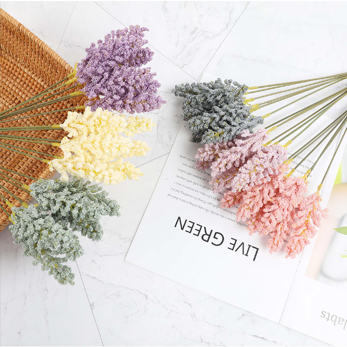 Jual Bunga Gandum Padi/Color Flower Bunga Kering/Hiasan Ruang Tamu ...