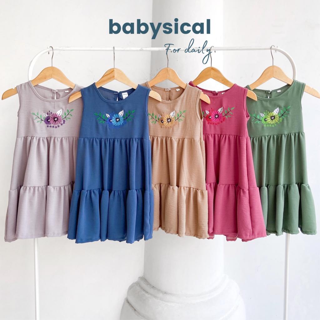 Jual BABYSICAL 0-6 Tahun ELEA DRESS - Daster Anak Cantik Cey Airflow ...