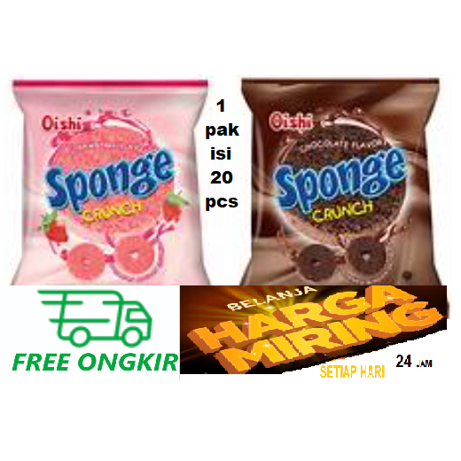 Jual Sponge @1000 isi 20 pc / Snack Sponge 1000 | Shopee Indonesia