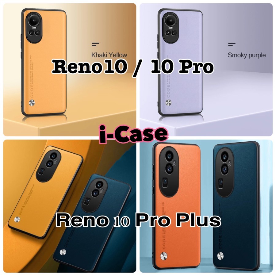 Jual Oppo Reno10 5G Reno 10 Pro plus + Soft Case Leather CODE casing ...