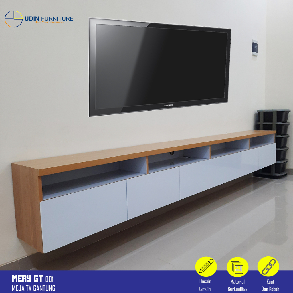 Jual Meja TV gantung minimalis Rak TV gantung Minimalis Lemari TV ...