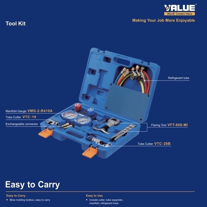 Jual Flaring Tool Value Set VTB-5B-1 / Value Flaring Tools Set VTB-5B-1 ...