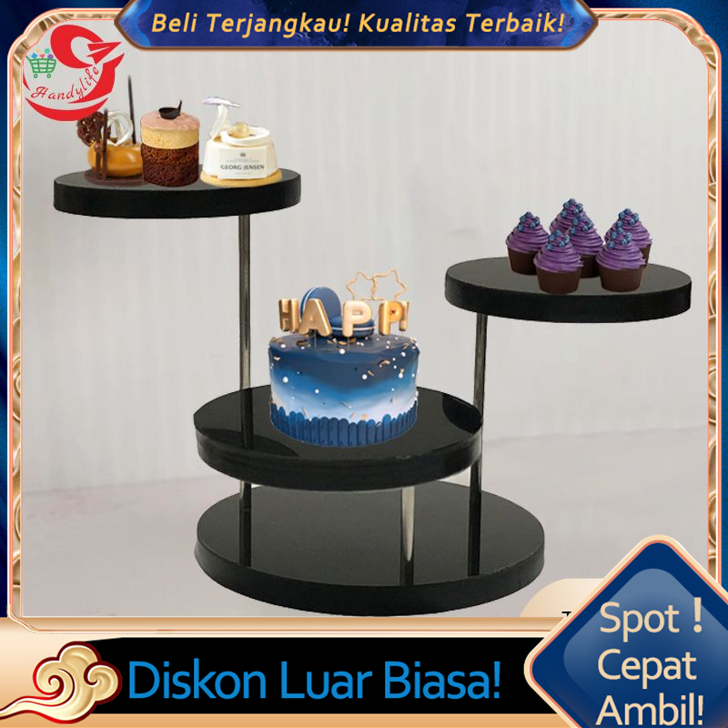 Jual Cupcake Stand Akrilik Display Stand Untuk Perhiasan Kue Dessert ...
