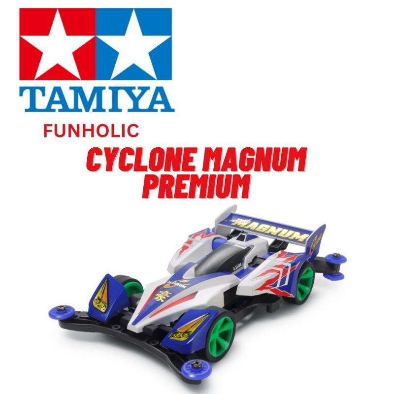 Jual Tamiya Mini 4WD Cyclone Magnum Premium , Chassis AR. | Shopee ...