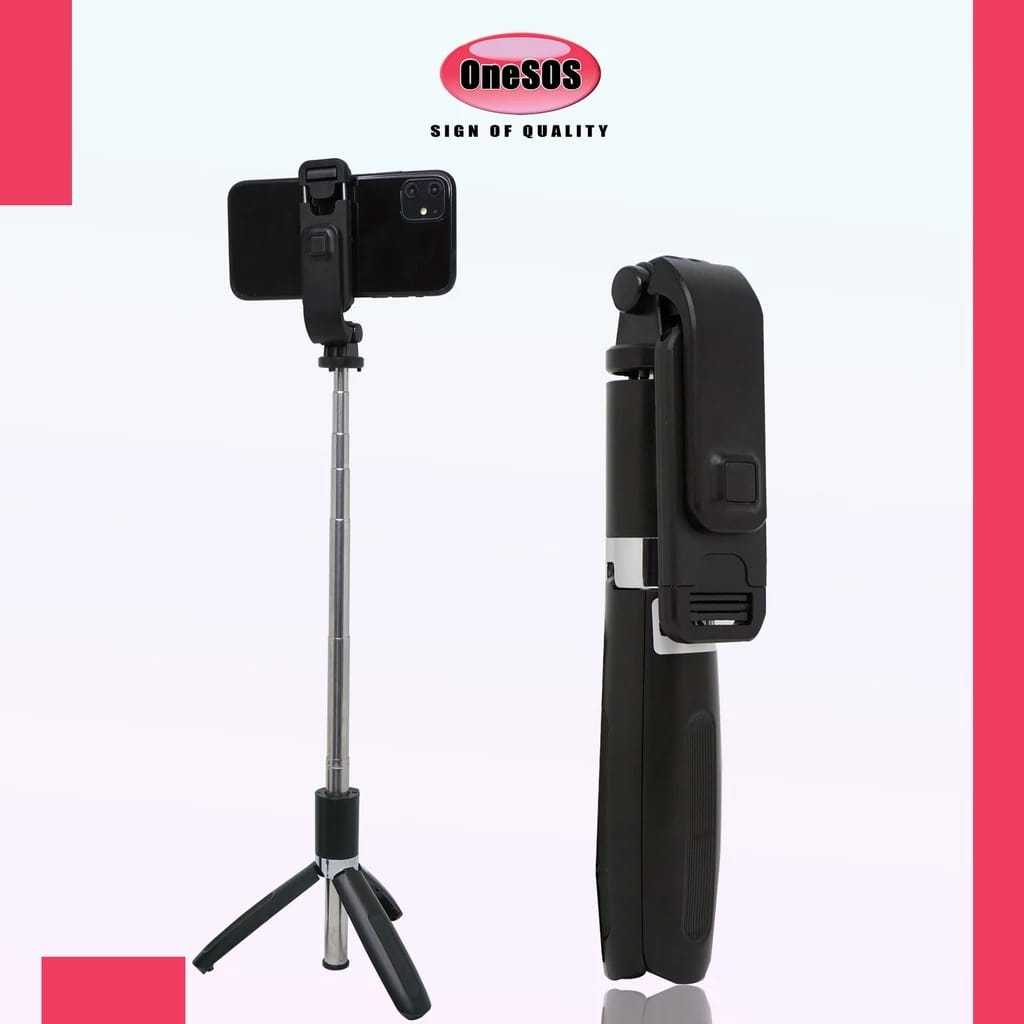 Jual Onesos Tongsis Bluetooth 4 In 1 Tripod 78cm Selfie Stick L02 Untuk