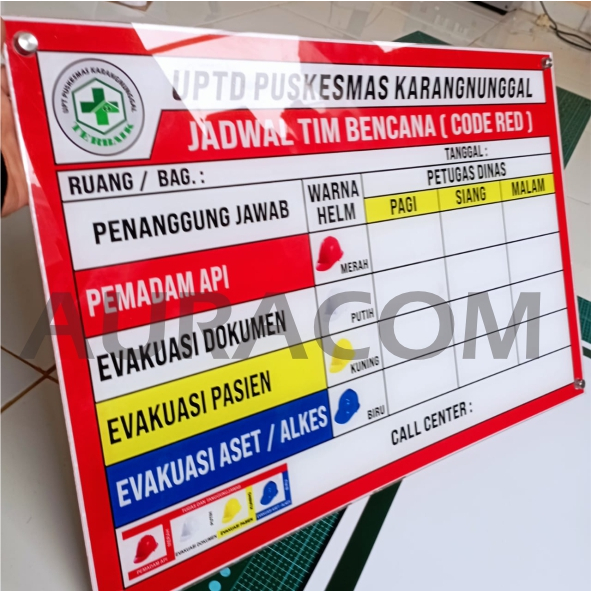 Jual Papan Code Red Akrilik Siap Pakai | Shopee Indonesia