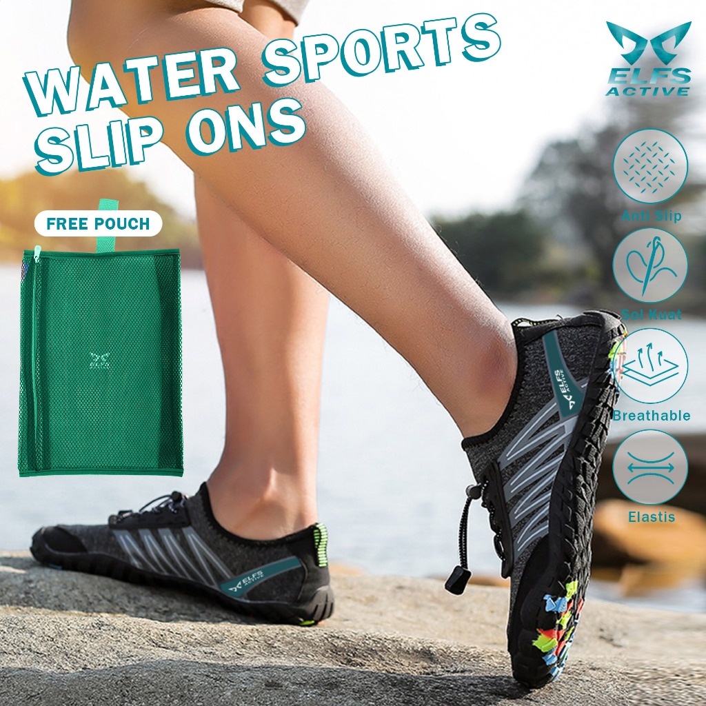 Jual Elfs Active Aqua Shoes | Sepatu Pantai | Water Sports Slip Ons ...