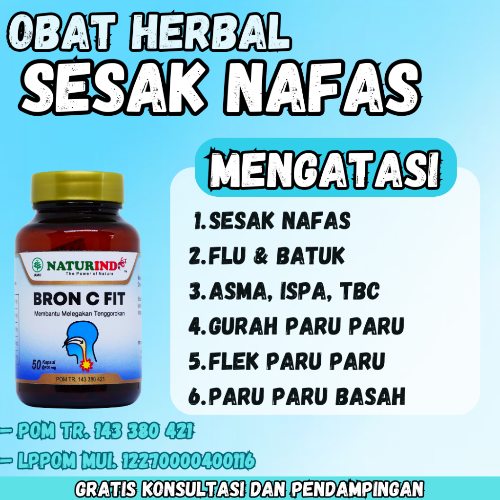 Jual BRON C FIT Obat Paru Paru Sesak Nafas Napas Asma Batuk Berdahak ...