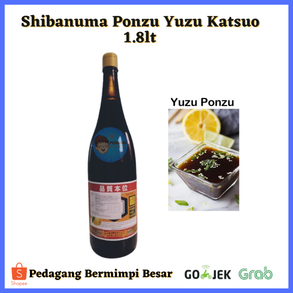 Jual Shibanuma Ponzu Yuzu Katsuo 1.8lt / Saus Ponzu / Saus Shabu-Shabu ...