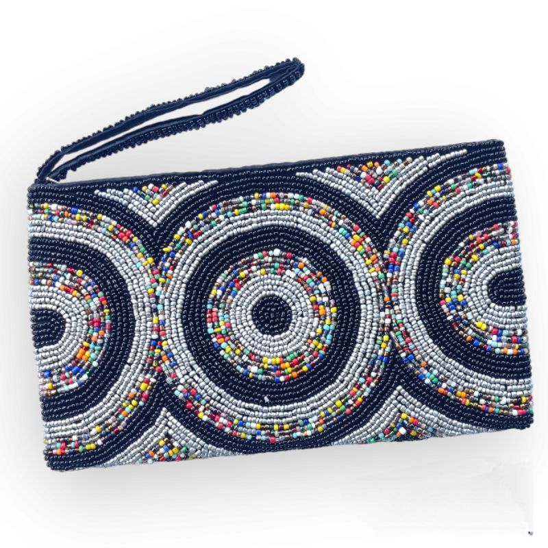 Jual Dompet manik manik monte handmade . Clutch (20x12) (DK 12/20 ...