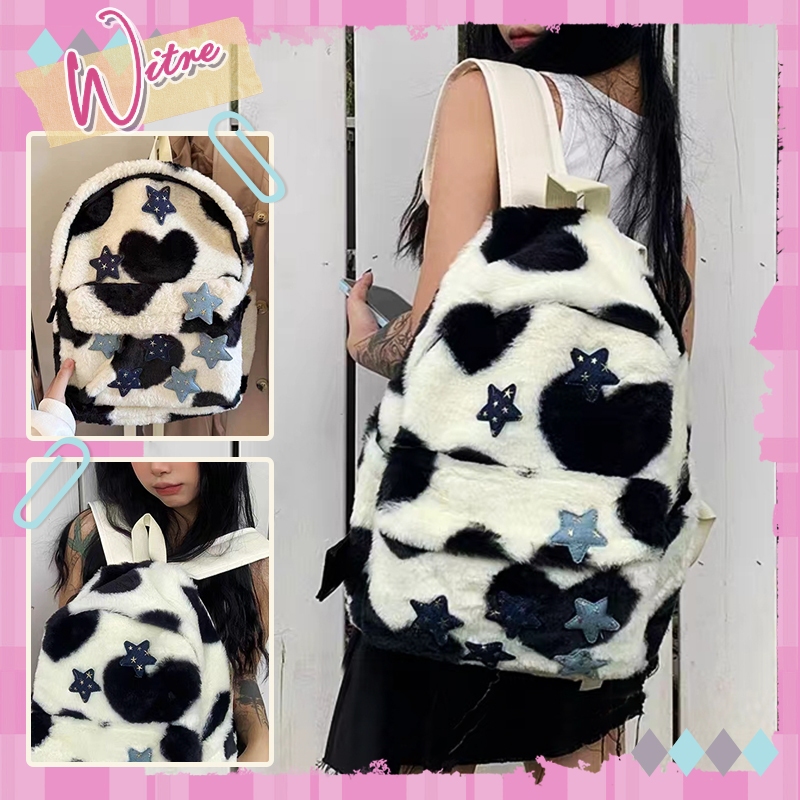 Jual Tas bahu wanita Korea Tas bahu tas bahu pola cinta ransel Ransel ...