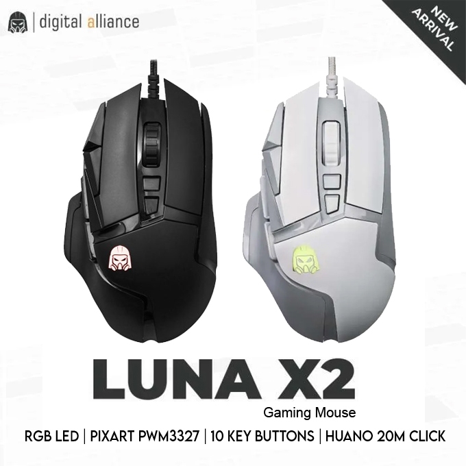 Jual Digital Alliance Luna X2 Gaming Mouse | Shopee Indonesia