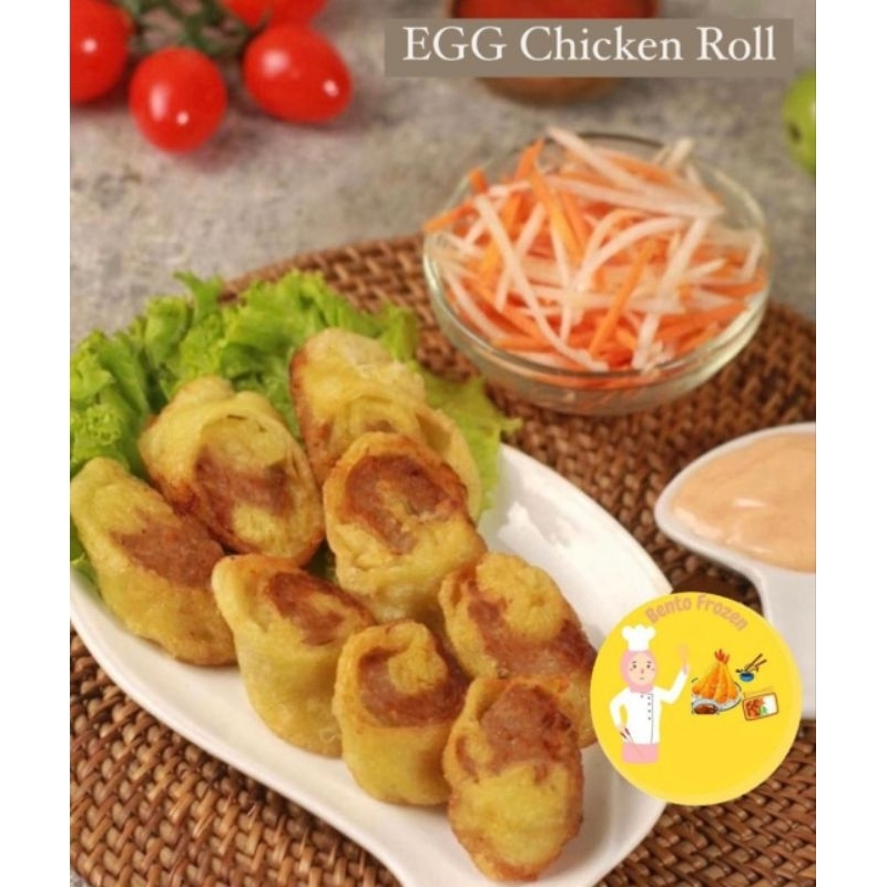 Jual egg chicken roll frozen (1 pack isi 3 gulung) rasa sangat enak ...