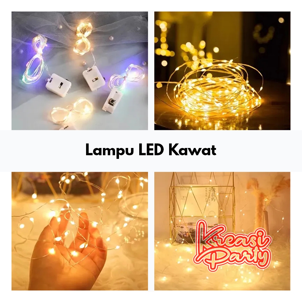 Jual LED LAMPU KAWAT BOBO BALON LAMPU LED 1 & 2 METER LAMPU TUMBLR ...