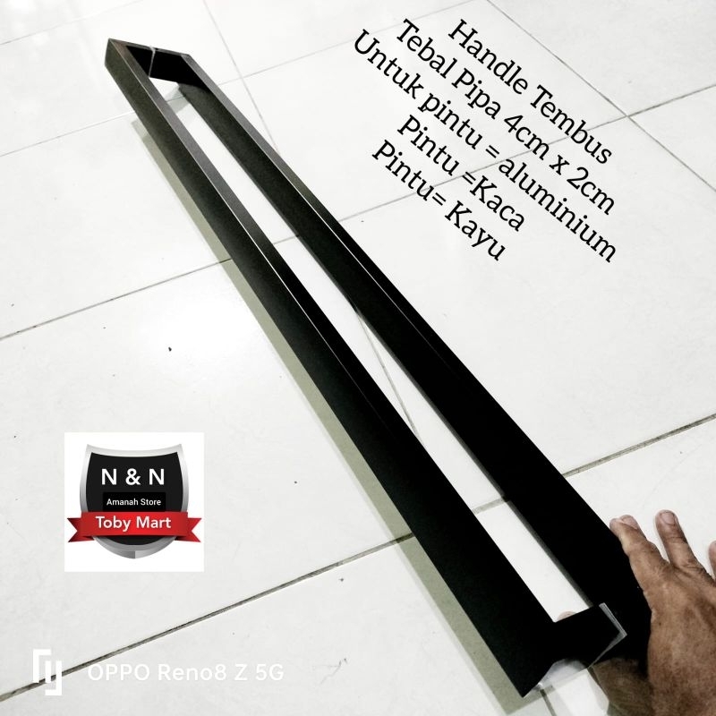 Jual Sus 304 Lebar 4cm Panjang 60cm-100cm / Handle pintu aluminium ...