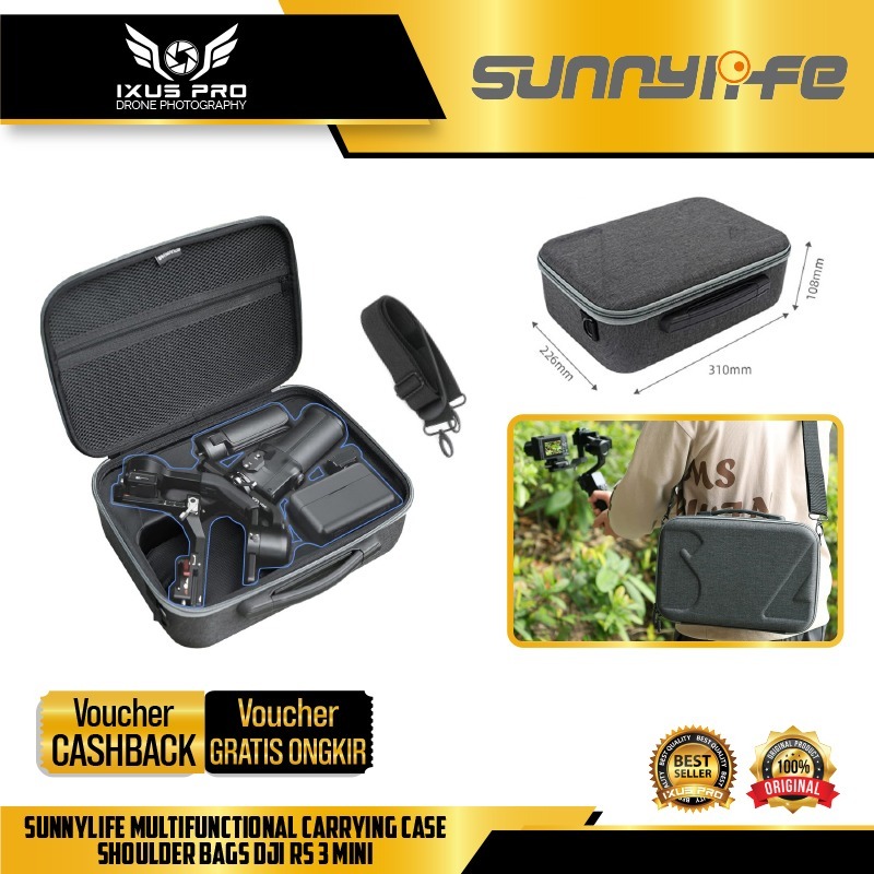 Jual Sunnylife Multifunctional Carrying Case Shoulder Bags DJI RS 3 Mini | Shopee Indonesia