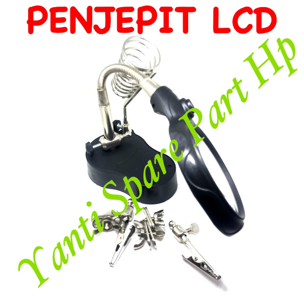 Jual Penjepit PCB plus Lup plus Solderingstand plus Led Light New ...