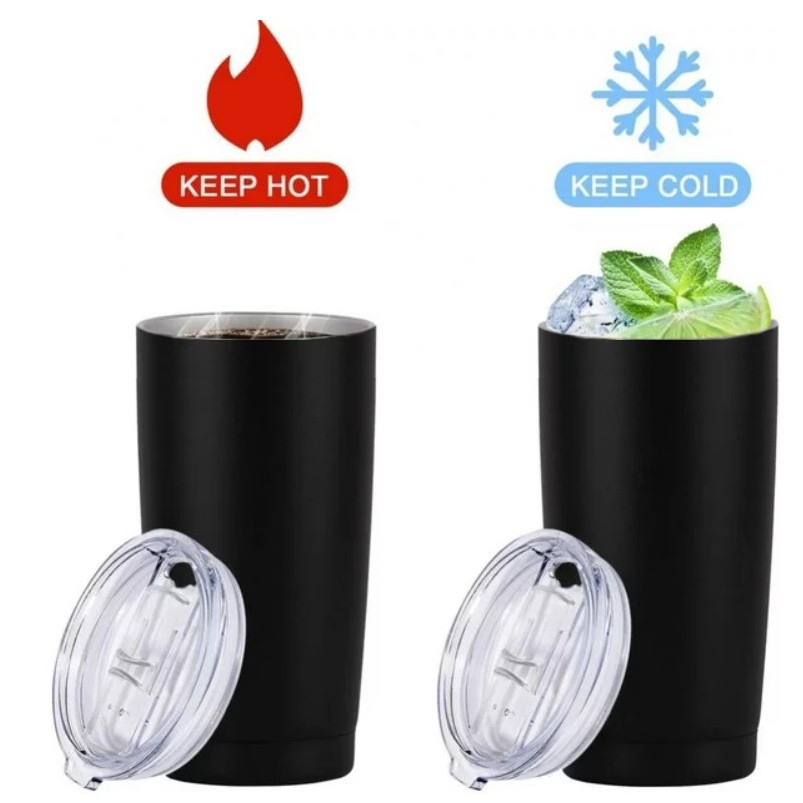 Jual HITAM Tumbler Americano 500ml Termos Coffee Cup Botol Mug Gelas ...