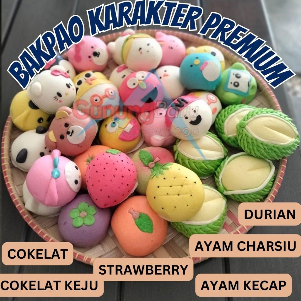 Jual BAKPAO KARAKTER PREMIUM FREE BALLPOINT ALA KOREA!! | Shopee Indonesia