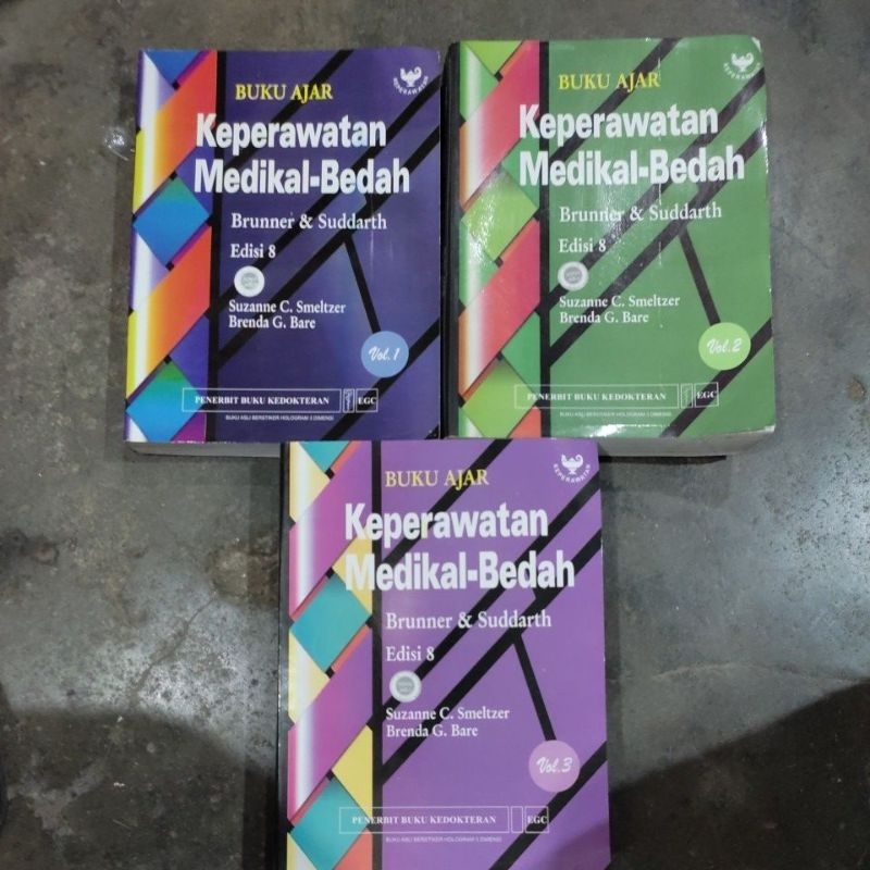 Jual BUKU AJAR KEPERAWATAN MEDIKAL-BEDAH jilid 1,2,3(UKURAN KERTAS A4) harga sudah dapat jilid 1 ...