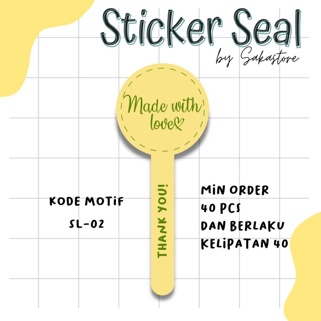 Jual STIKER SEAL CUSTOM MURAH / STICKER SEAL TOPLES CUSTOM / STICKER ...