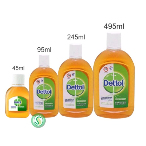 Jual Dettol Antiseptic Liquid 45 ml - 95 ml - Cairan Antiseptik | Shopee Indonesia