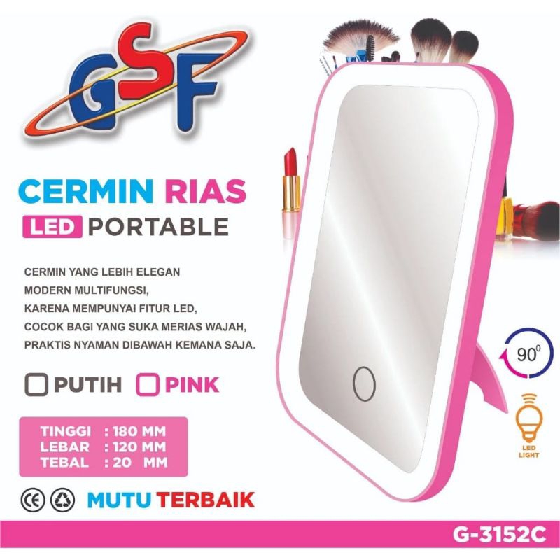 Jual CERMIN LED LIPAT/ CERMIN RIAS GSF 3152/ LED MIRROR/ KACA RIAS ...