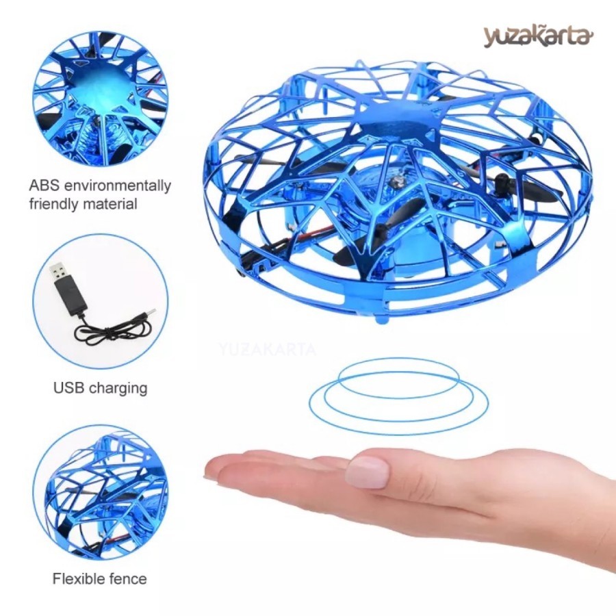 Jual Mainan Anak Drone Mini Helikopter Pesawat UFO Quadcopter Infrared ...
