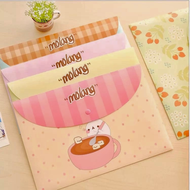 Jual Map Folder A4 Kertas File Gambar - Map Plastik Kancing A4 - File ...