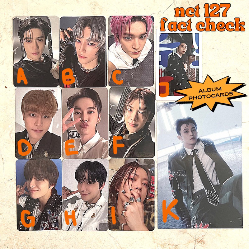 Jual [READY STOCK] PC/Photocard NCT 127 Fact Check Album Chandelier Ver ...