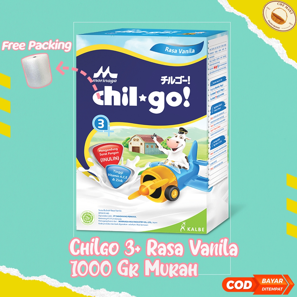 Jual Chilgo 3+ Rasa Vanila Madu 1000gr 1000 gram 1Kg Murah | Shopee ...