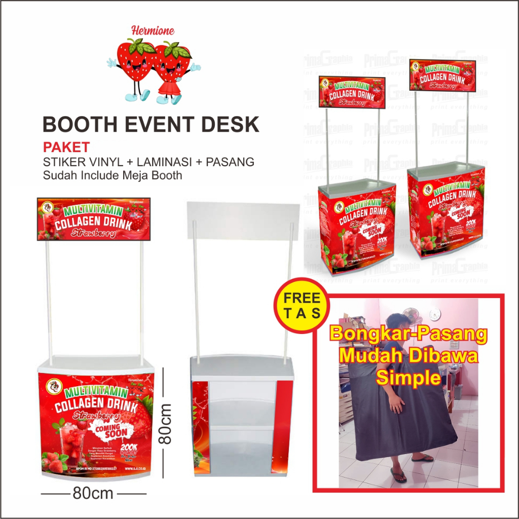 Jual Paket Meja Boot Event Desk Hermione | Shopee Indonesia