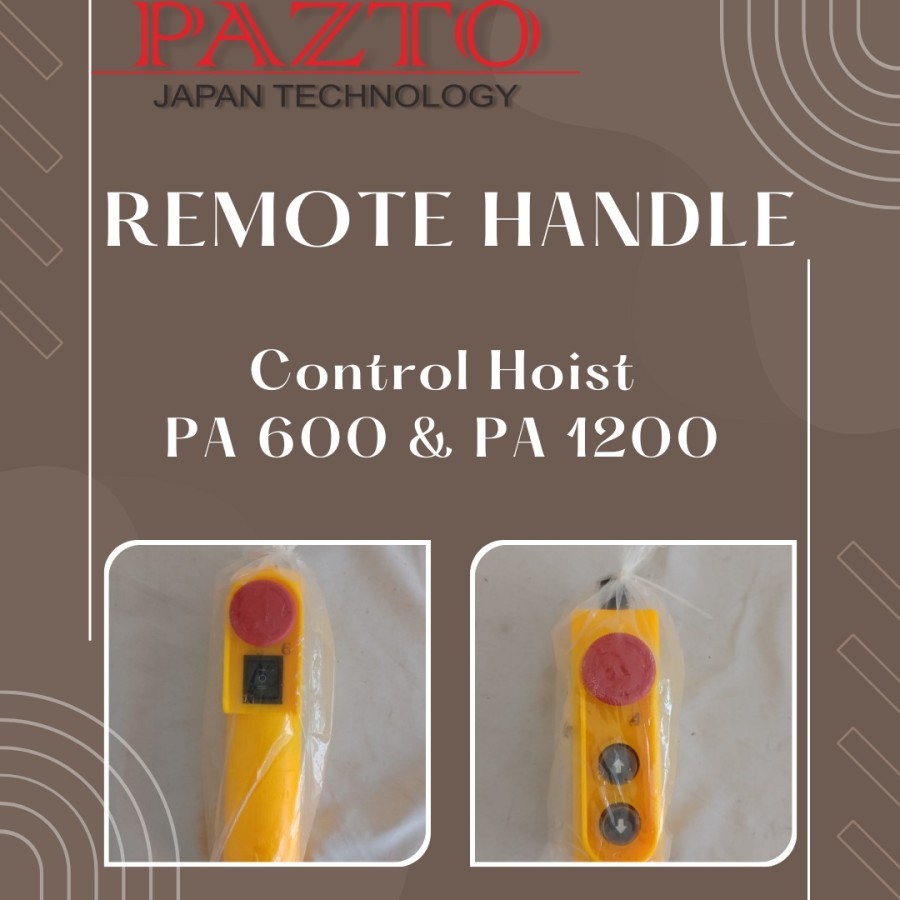 Jual ORIGINAL PAZTO Remote Handle Control Hoist PA 300 -PA 600- PA 1200 ...