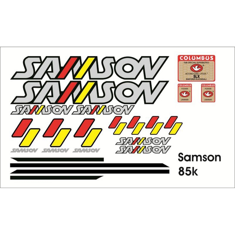 Jual Decal Stiker Frame Sepeda Fixie Classic Samson Bridgestone ...