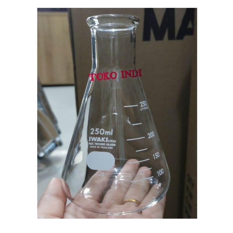 Jual Erlenmeyer 250 ml Iwaki | Shopee Indonesia