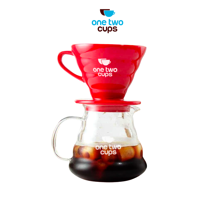 Jual One Two Cups Filter Penyaring Kopi V60 Glass Coffee Filter Dripper ...