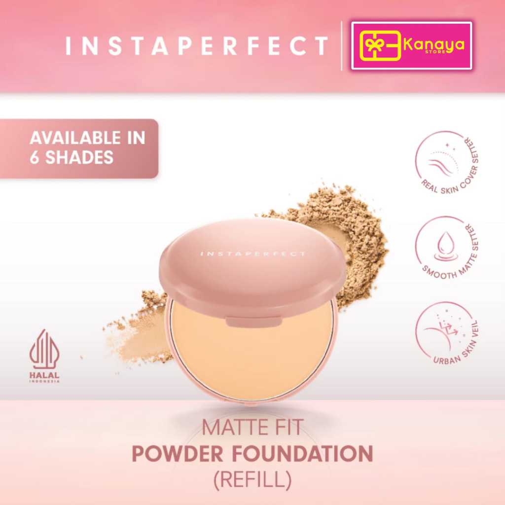 Jual Instaperfect Refill Matte Fit Powder Foundation 13 g - Refill ...