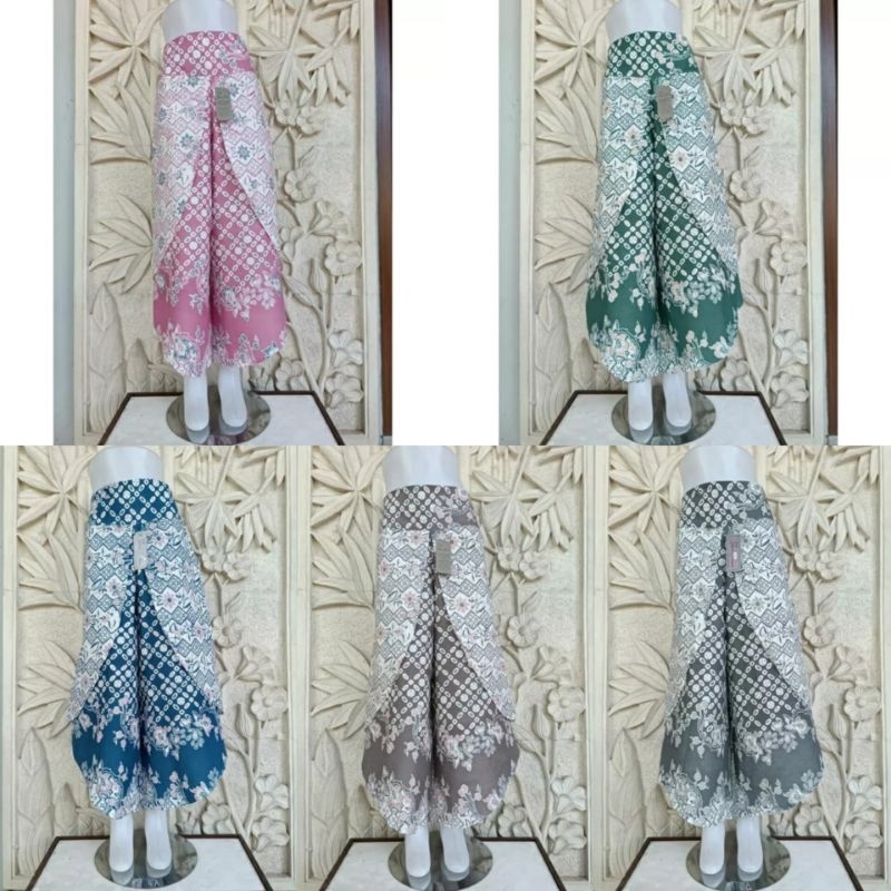 Jual CELANA KULOT BATIK MODEL SAYAP MOTIF TRUNTUM MOTIF MEGA MENDUNG ...