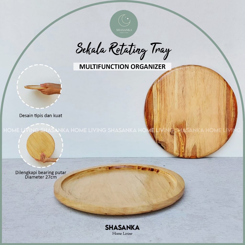 Jual Nampan putar / rotation tray / rak bumbu putar / rak putar ...