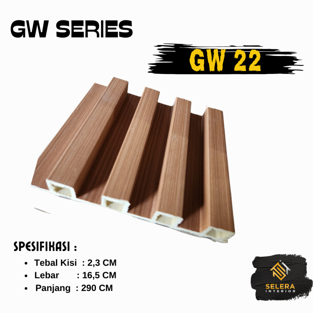 Jual Wood Panel WPC / Wall Panel PVC / Woodpanel Wallpanel Kisi Kisi ...