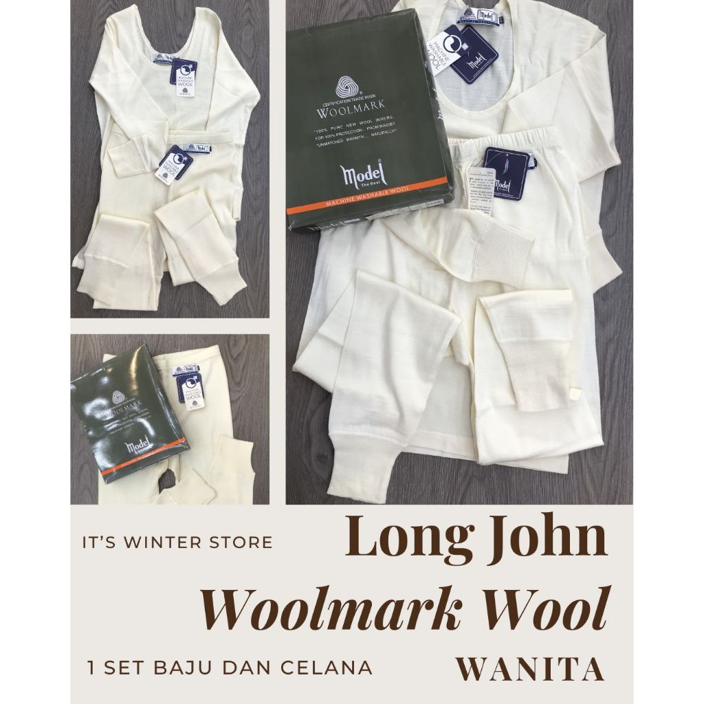 Jual Long John Wanita Pakaian Dalam Musim Dingin Bahan Wool Big Size ...