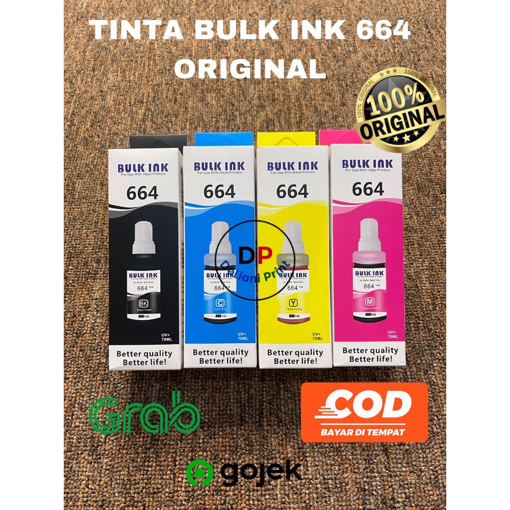 Jual Tinta Bulk Ink 664 untuk printer L121 L310 L360 DLL | Shopee Indonesia
