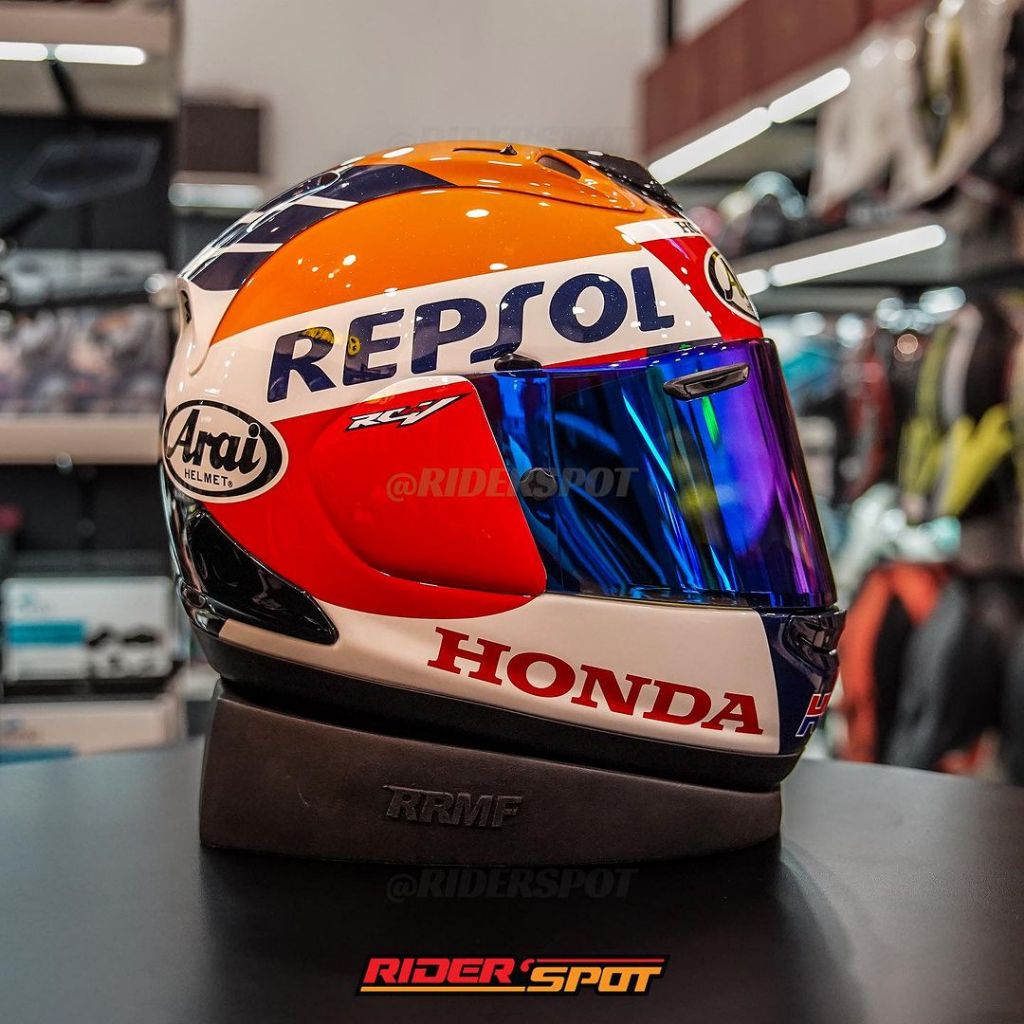 Jual Helm Motor ARAI RX7X Honda Repsol Full Face RX7X Helmet Ori Japan ...