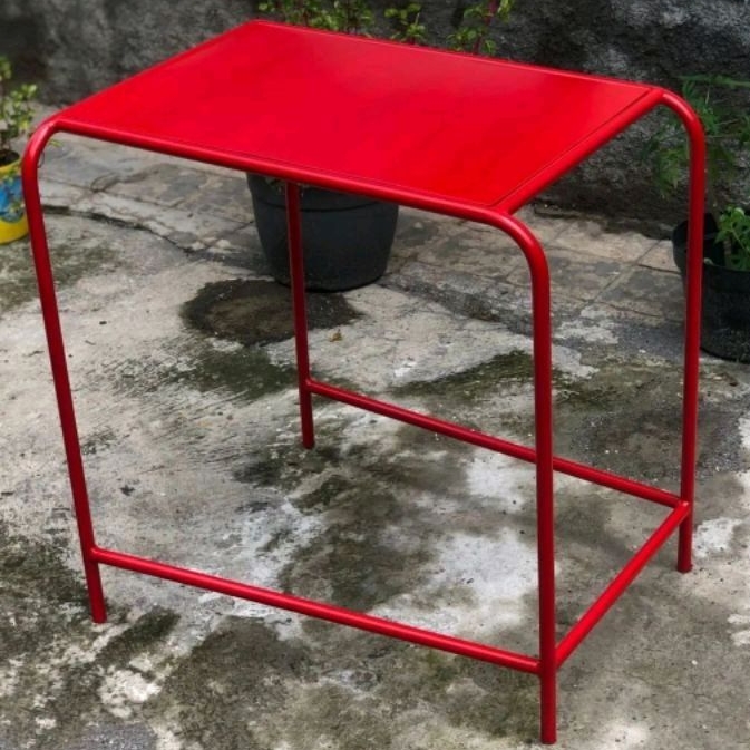 Jual Meja Makan Outdoor Pipa Besi Plat Besi | Shopee Indonesia