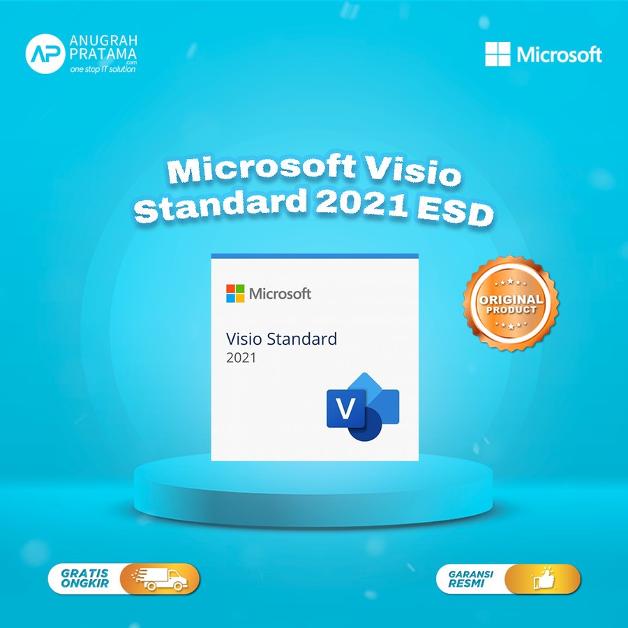 Jual Microsoft Visio Standard 2021 ESD Original - D86-05942 | Shopee ...