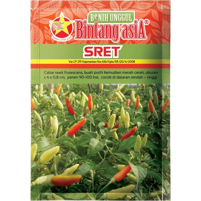 Jual Benih Bibit Cabe Sret 10 gr / BCA / Rawit Putih | Shopee Indonesia