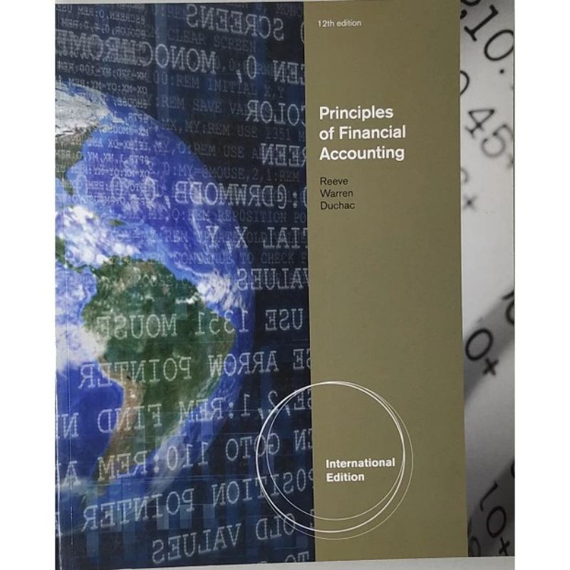 Jual ORIGINAL Principles Of Financial Accounting 12e - Reeve | Shopee ...