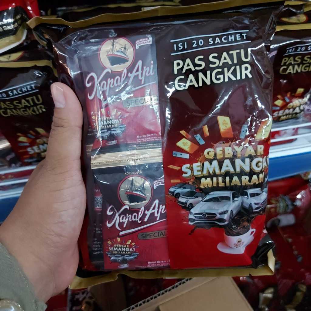 Jual Kopi Kapal Api Renceng isi 20 Sachet @6gr | Shopee Indonesia